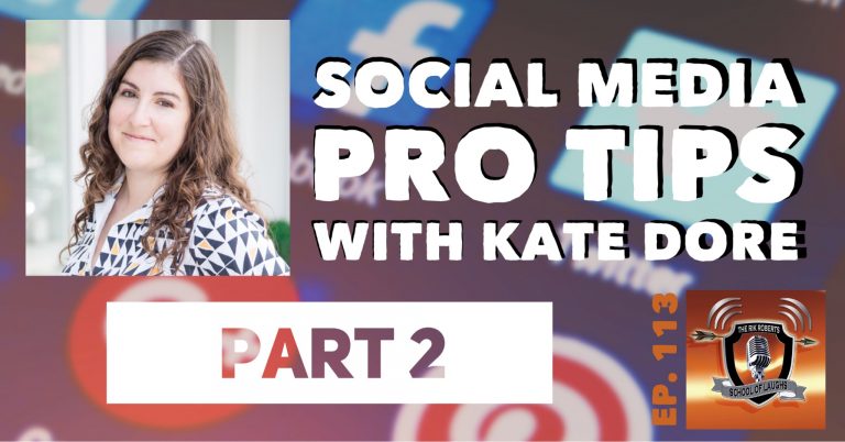 SOCIAL MEDIA PRO TIPS with KATE DORE (podcast)